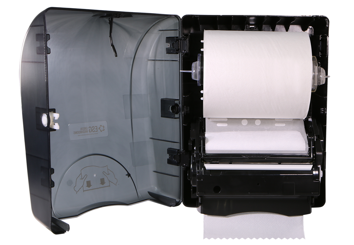ESG Controlled-Use Roll Towel Dispenser Black — The Cleaners Room