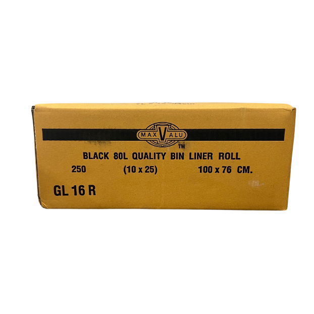 80L Bin Liners Rolls — The Cleaners Room