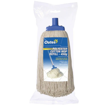 450gm Polyester Cotton Mop Head — The Cleaners Room