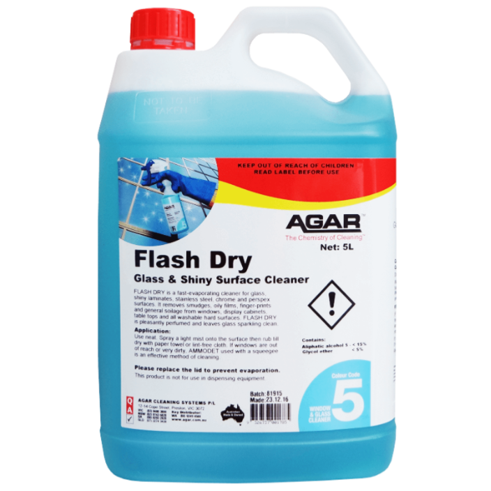 Agar Flash Dry Glass Cleaner — The Cleaners Room